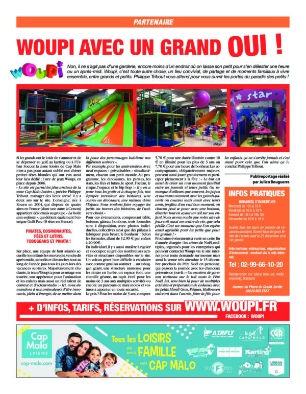Rendez-vous chez Woupi, paradis des petits ! | JOURNAL RENNES SPORT